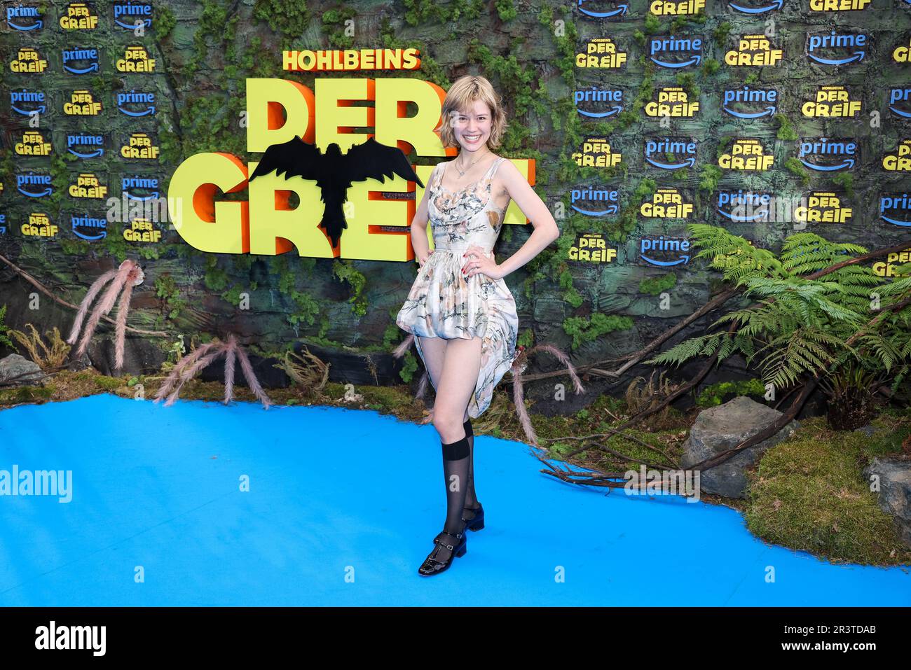 Berlin, Germany. 24th May, 2023. Lea Drinda arrives at the premiere of ...