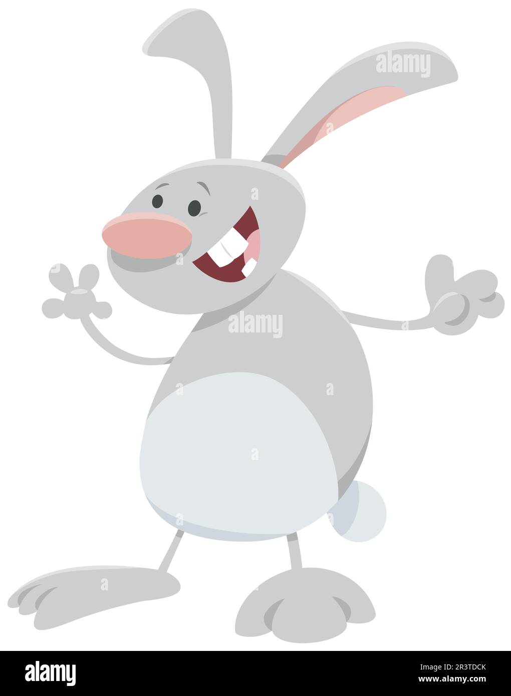 Rabbit animal cartoon illustration hi-res stock photography and images ...