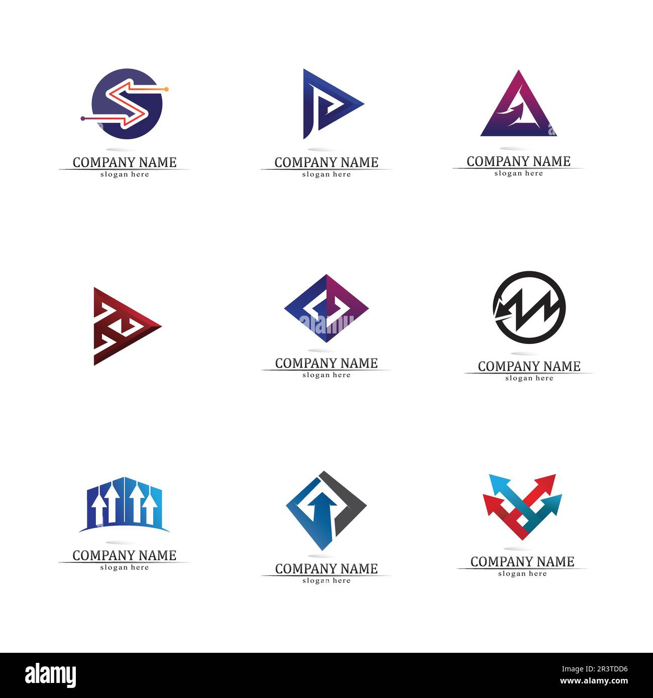 Arrow vector illustration icon Logo Template design Stock Vector Image ...