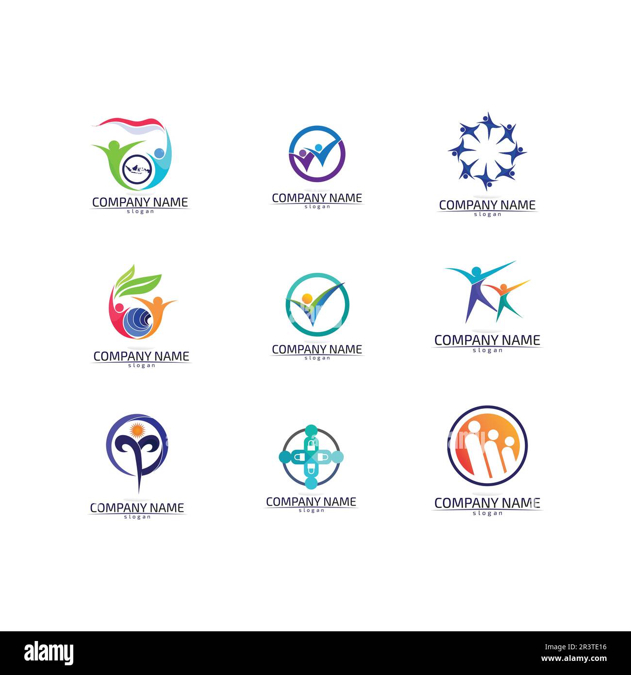 Human character logo sign illustration vector design Stock Vector Image ...