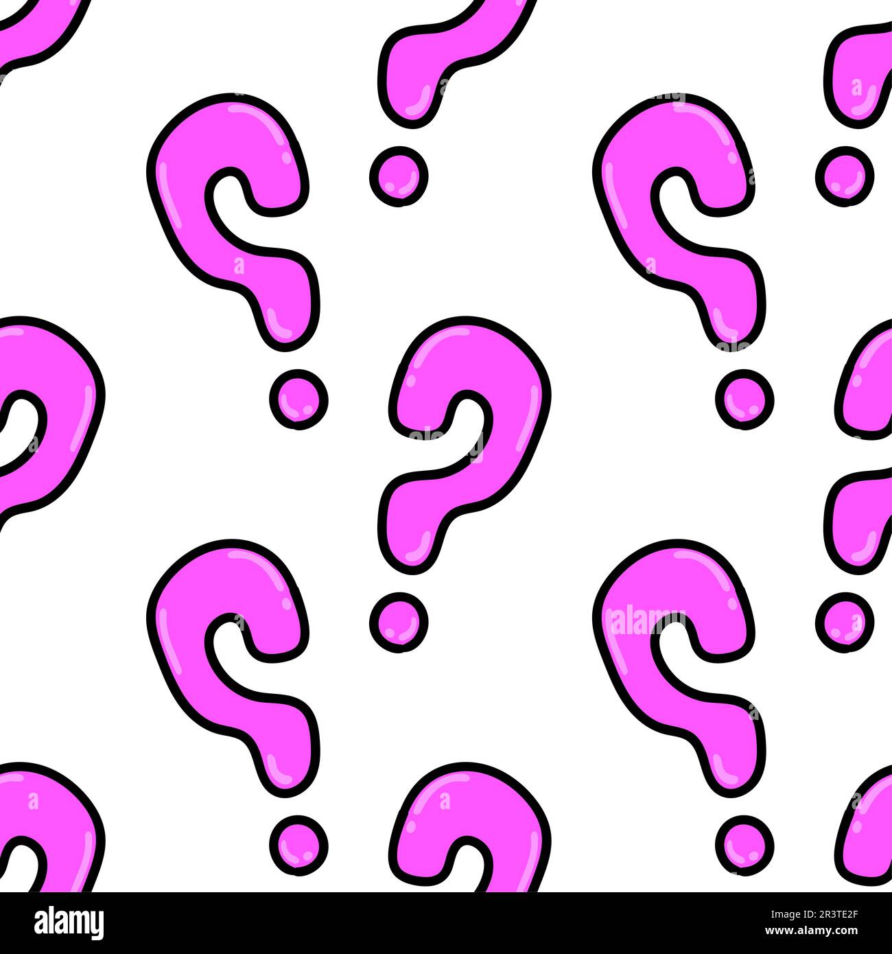 Question mark pattern seamless textile print. repeat pattern background ...