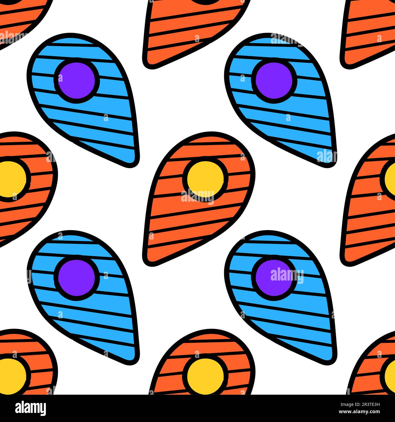 Pin location pattern seamless textile print. repeat pattern background ...