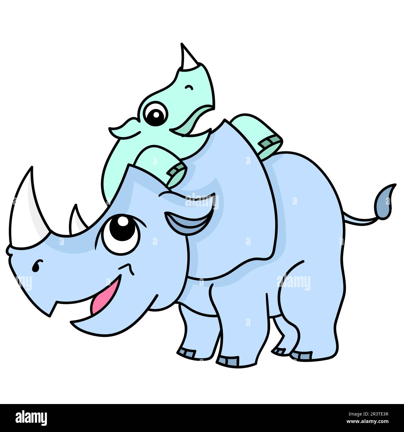 Smiling rhino hi-res stock photography and images - Alamy