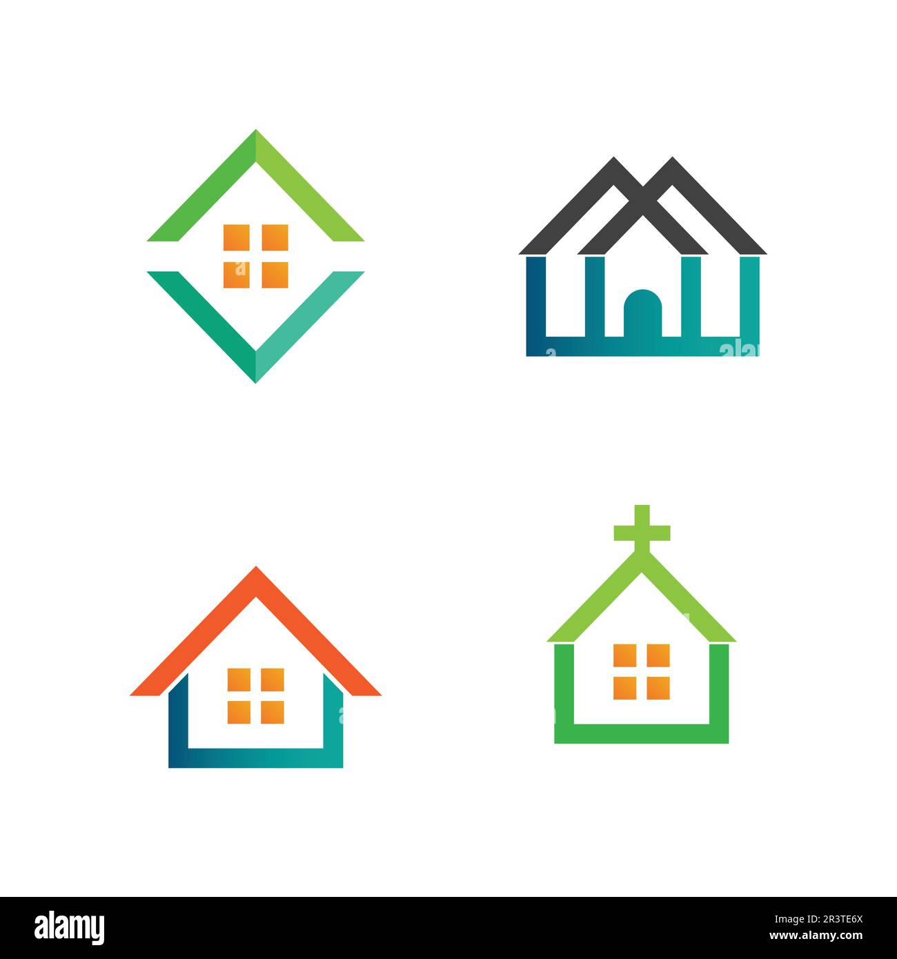 Building and house logo vector illustration design,Real Estate logo ...