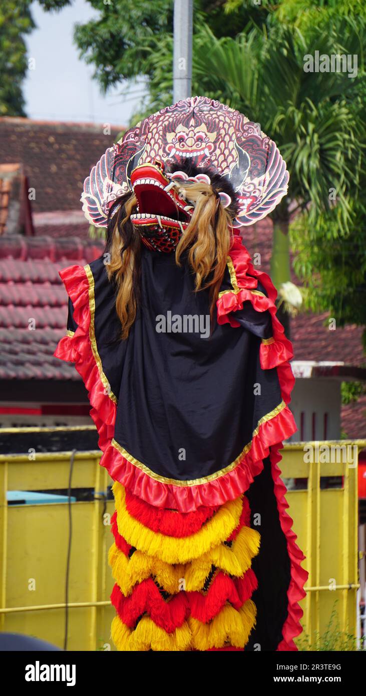 The perform of barong dance. Barong is one of the Indonesian ...