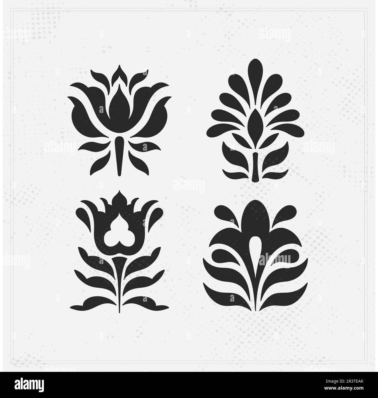 Text boarder divider Mughal symbol for printing in typography. Floral ...
