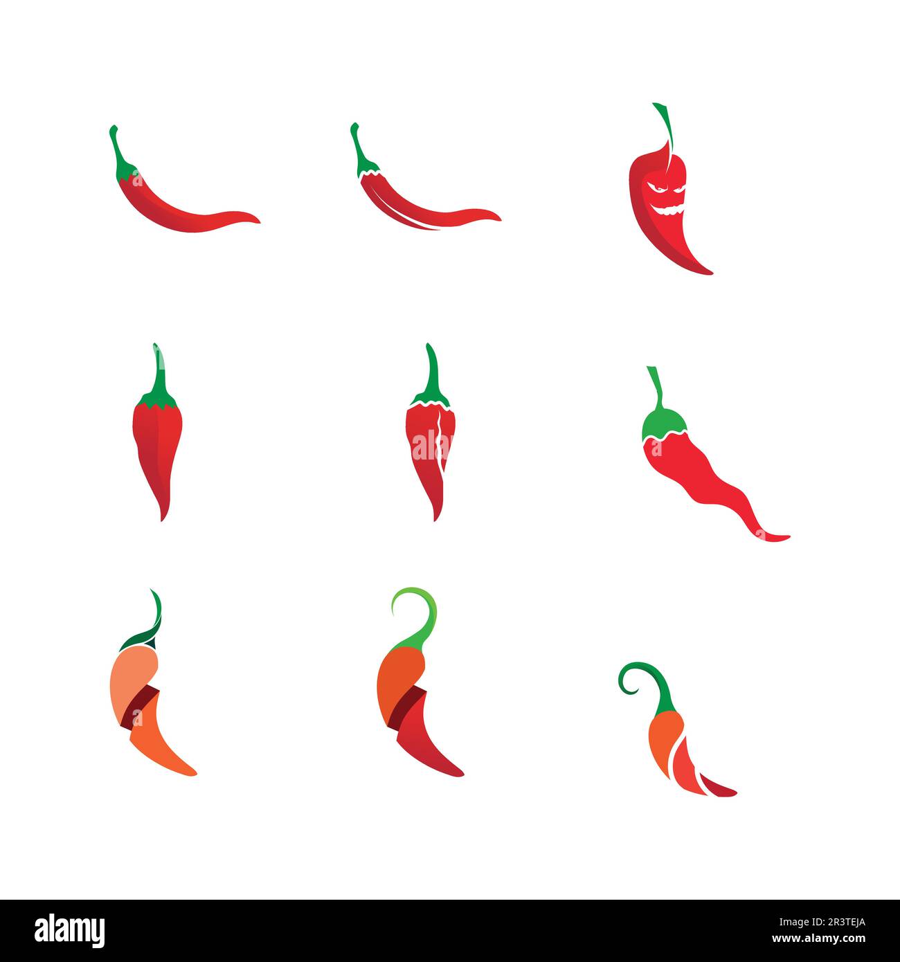 Chilli logo hi-res stock photography and images - Alamy