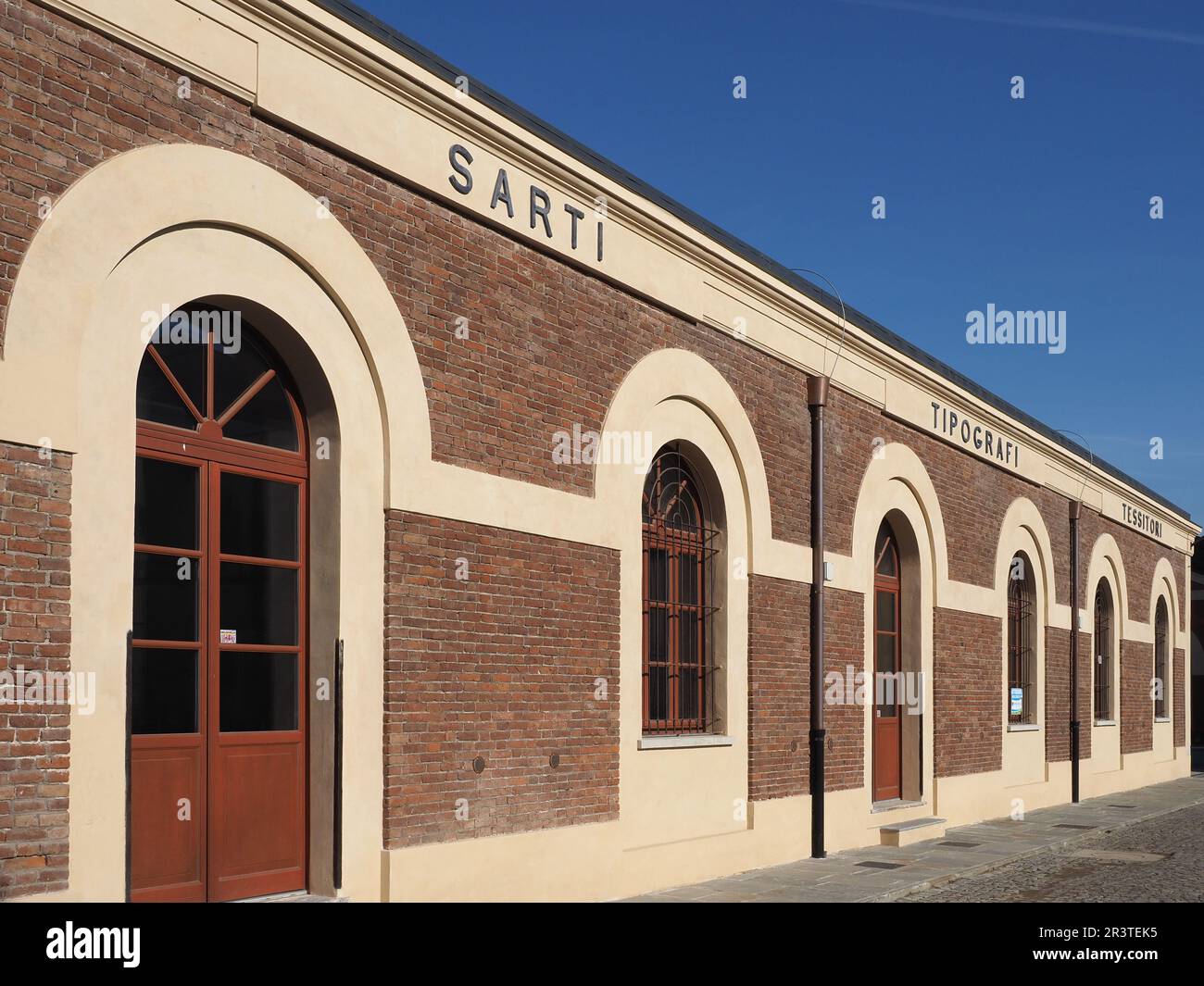 La Certosa former insane asylum craft laboratory in Collegno Stock ...