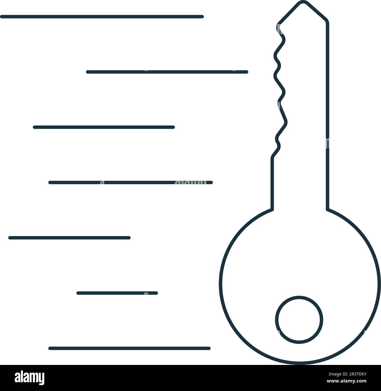 Keywords icon. Monochrome simple sign from blogging collection ...