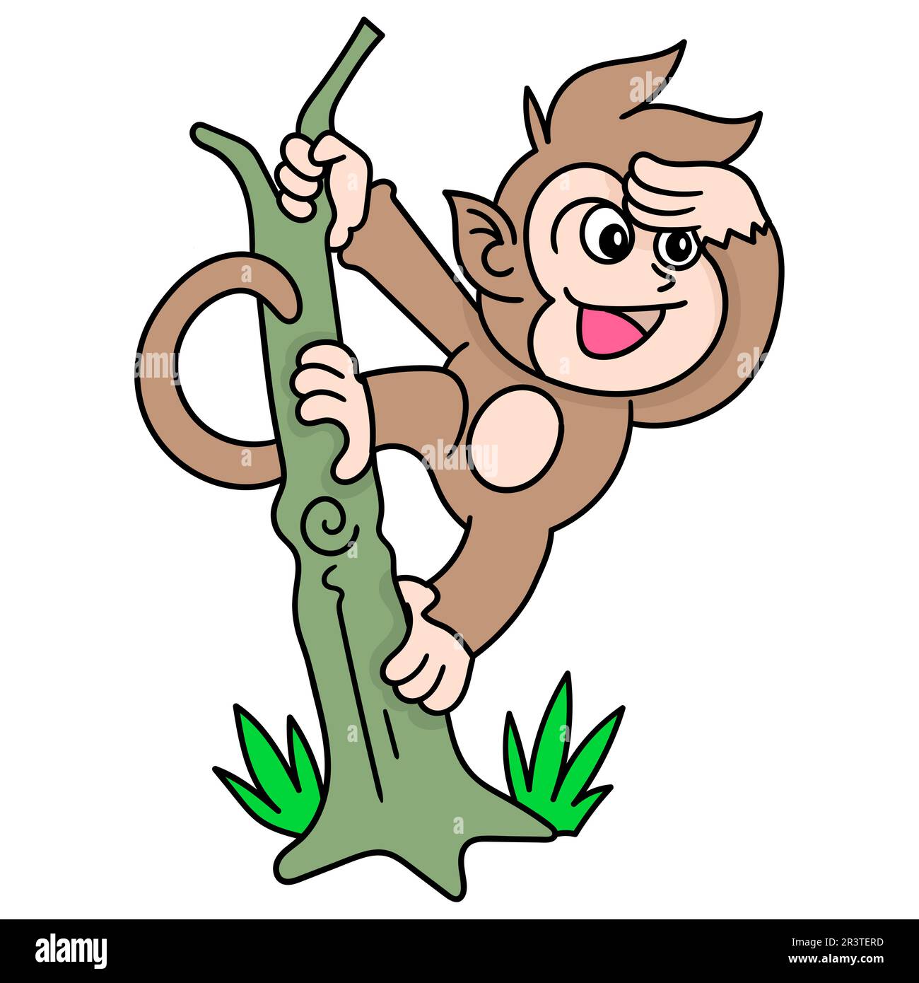 Tree doodle hi-res stock photography and images - Alamy