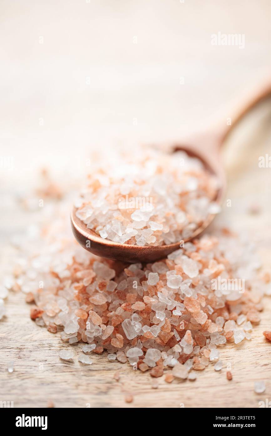 Himalayan pink salt . Healthy food concept. Speciality salt. Food ...