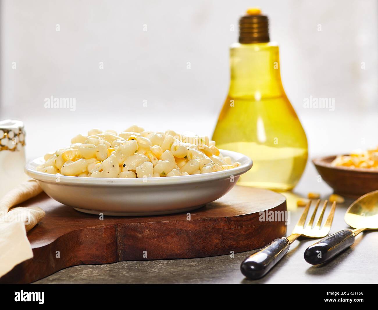 Delicious White Sauce Pasta/Macaroni Stock Photo - Alamy