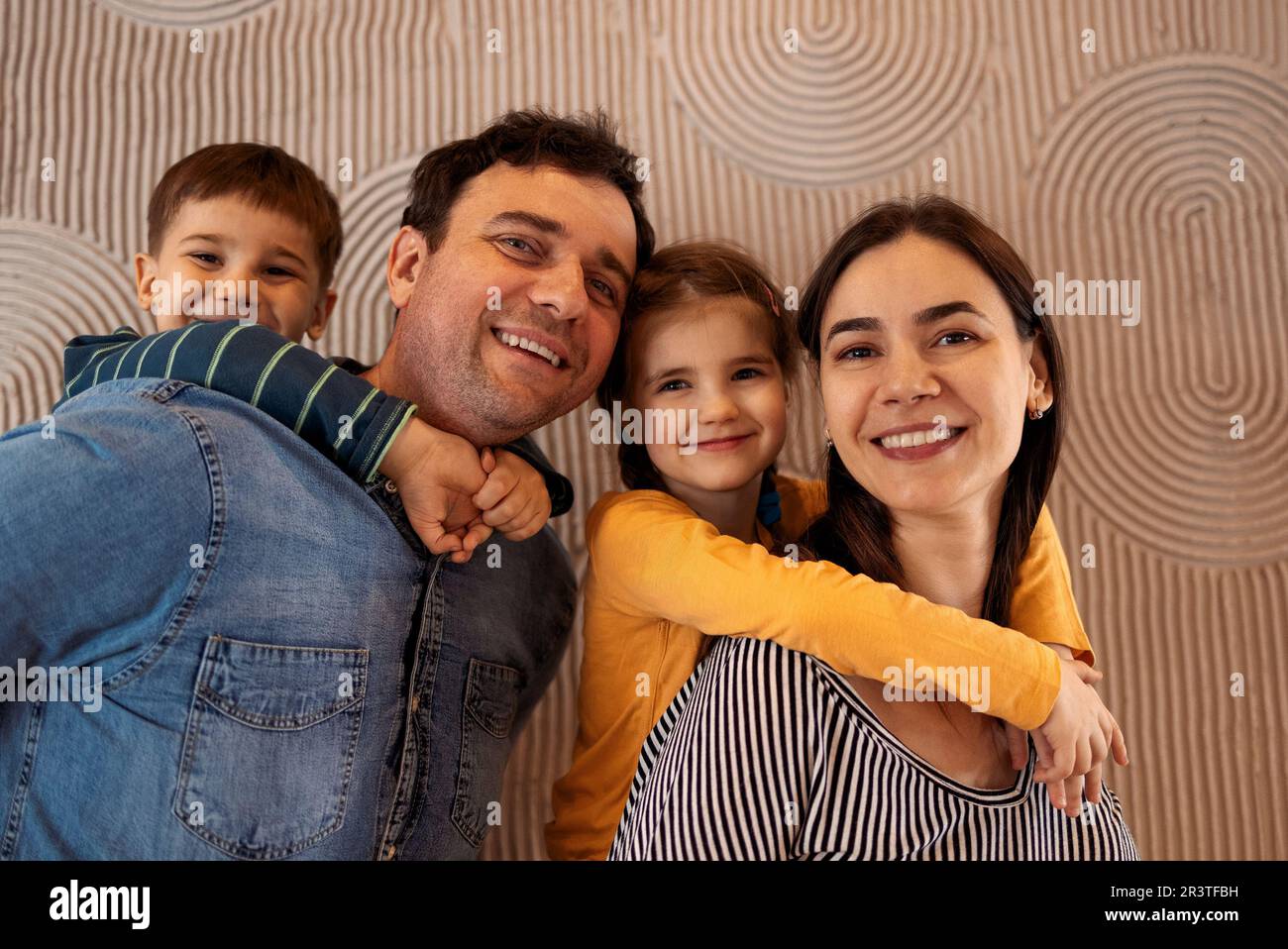 Joyful parents happy daughter hi-res stock photography and images - Alamy