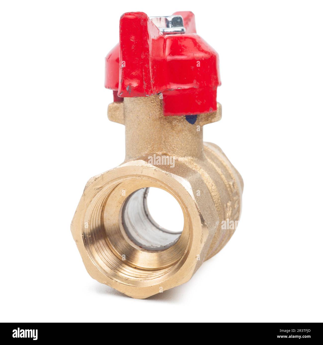 Red ball valve hi-res stock photography and images - Alamy