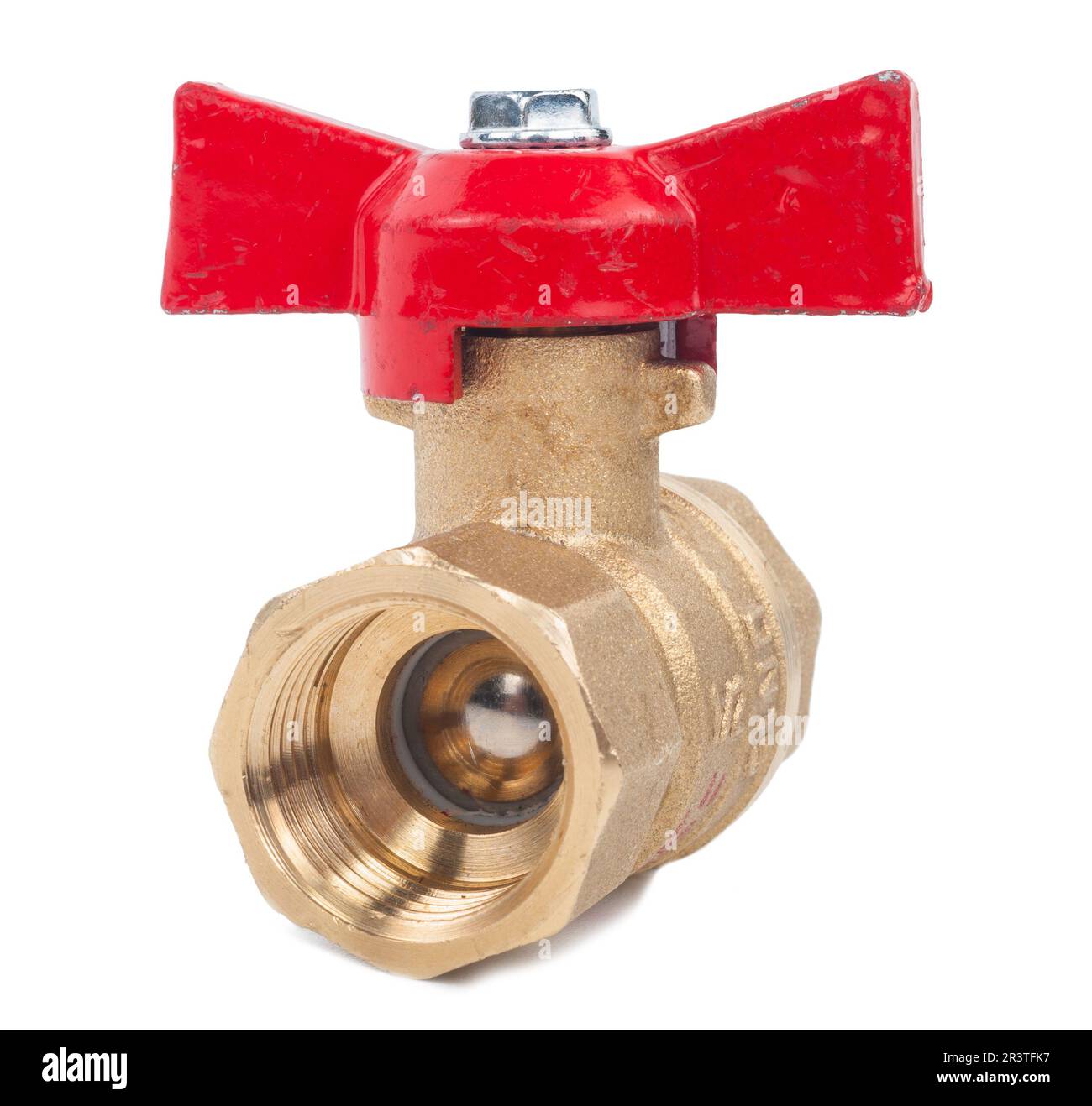 Red valve white pipe hi-res stock photography and images - Alamy