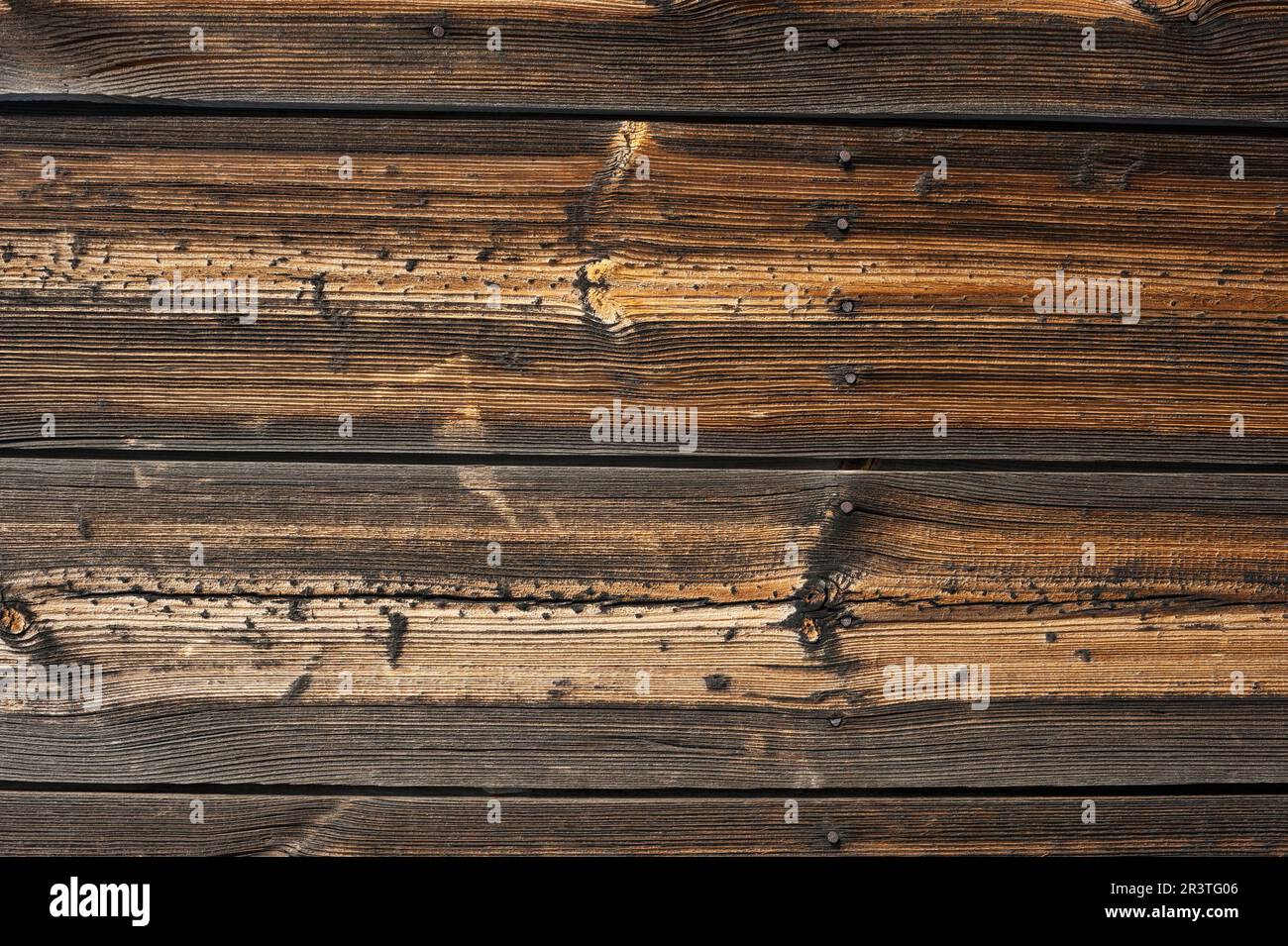 Old vintage planked wood board Stock Photo - Alamy