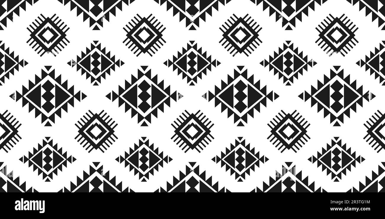 Southwestern Aztec Seamless Pattern. Navajo Print Stock Vector Image ...