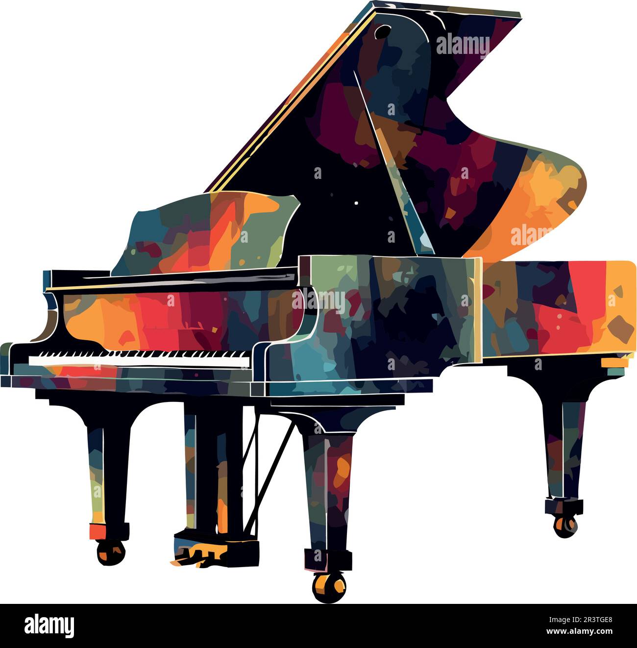 piano music majestic classical composition Stock Vector Image & Art - Alamy