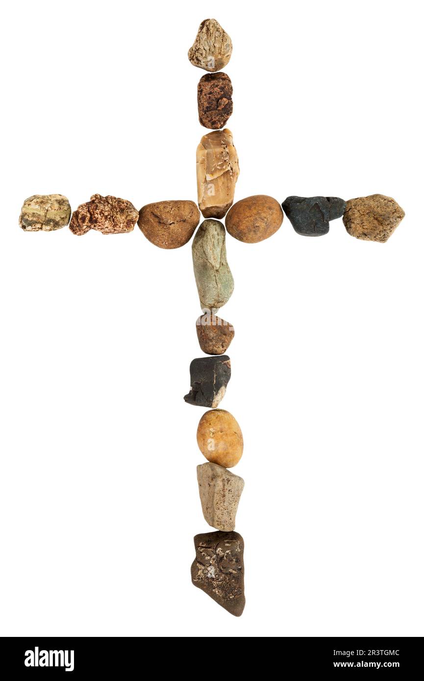 Cross of stones Stock Photo - Alamy