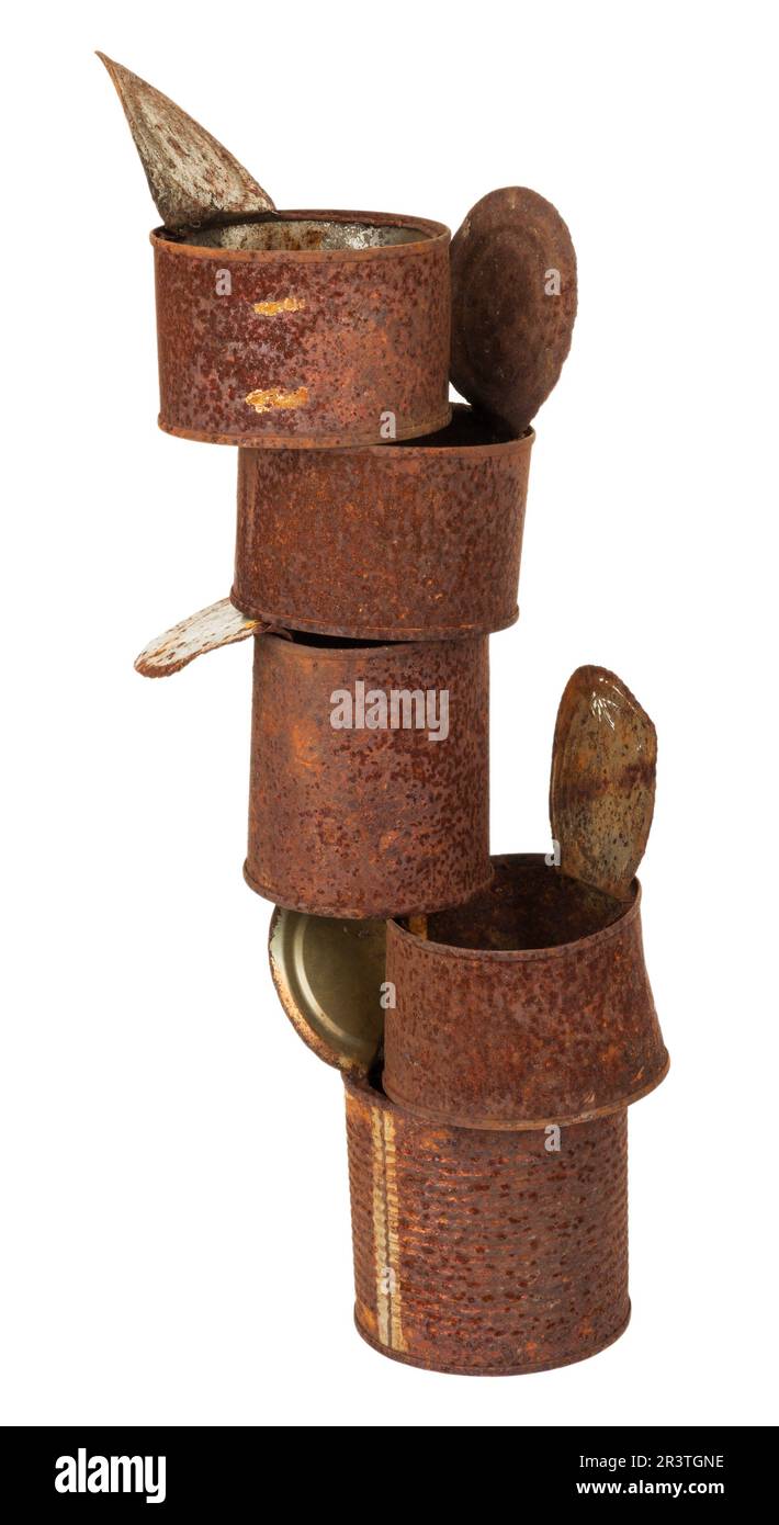 Old cans Cut Out Stock Images & Pictures - Alamy