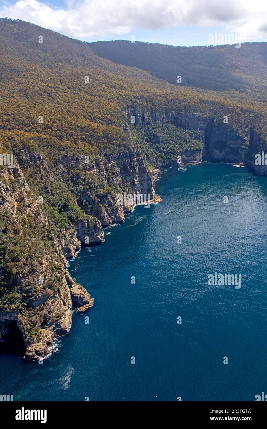 Waterfall Bay, Tasman National Park Stock Photo - Alamy