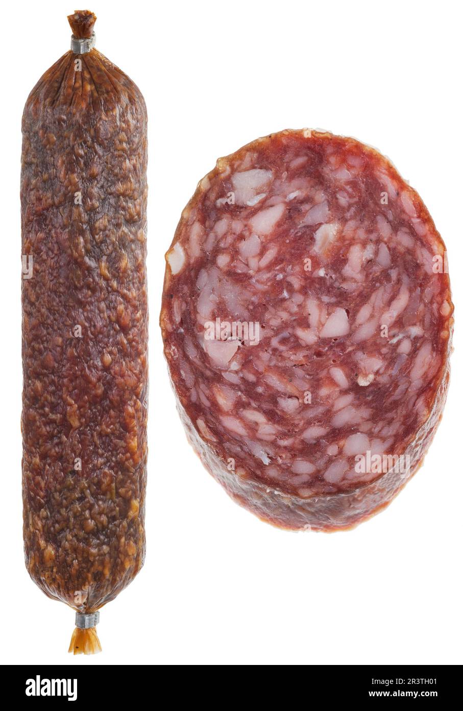Salami texture hi-res stock photography and images - Alamy