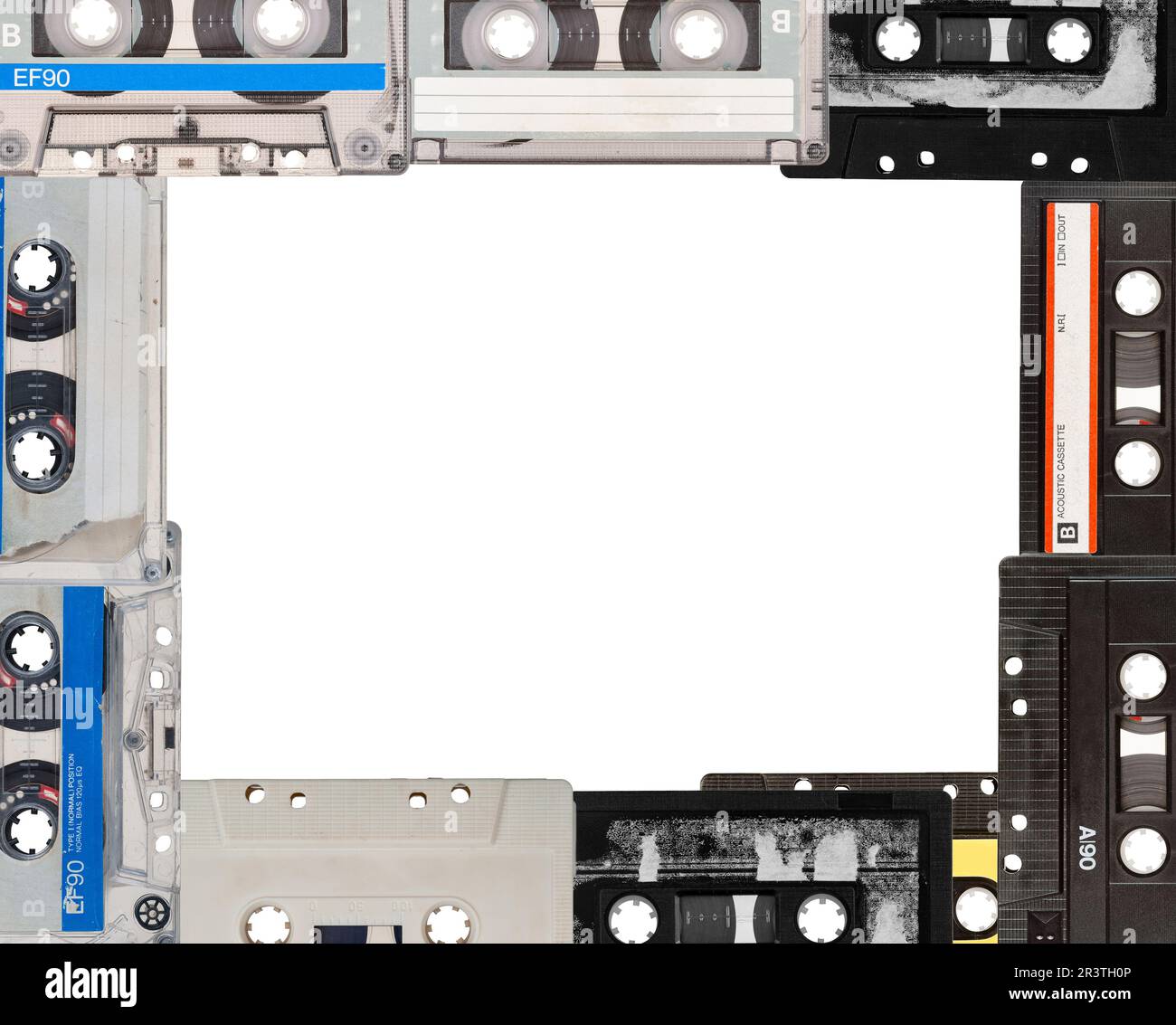 Frame of the cassettes Stock Photo - Alamy