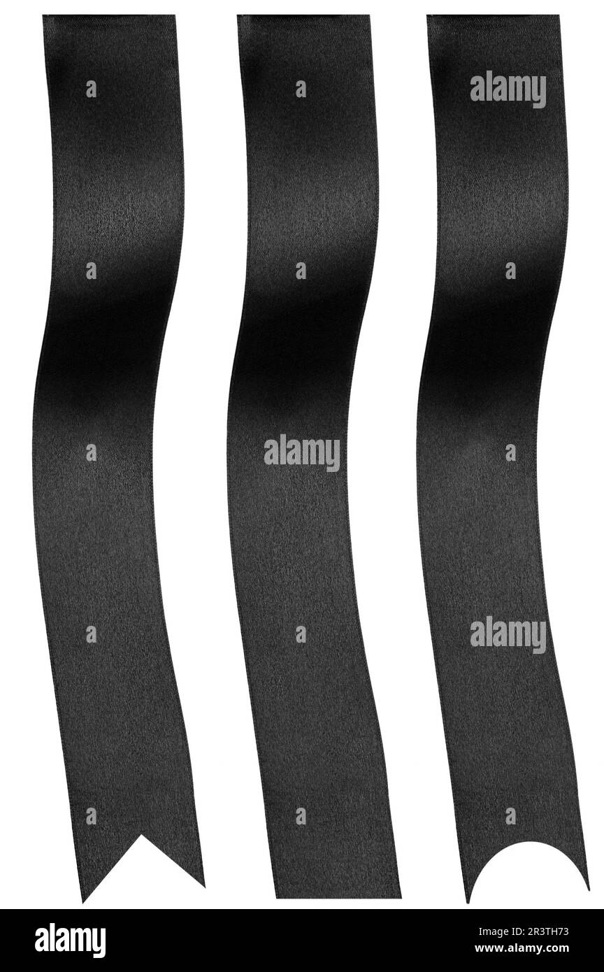 Collection black blank ribbon banner Cut Out Stock Images & Pictures ...