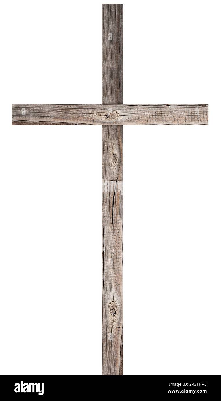 Old wooden cross hi-res stock photography and images - Alamy