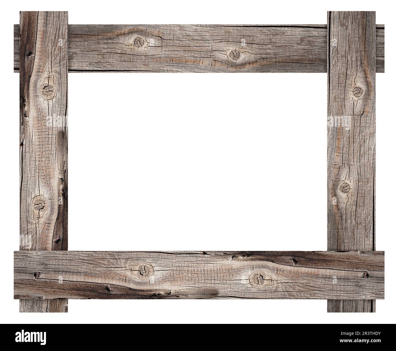 Wood frame old detail Cut Out Stock Images & Pictures - Alamy