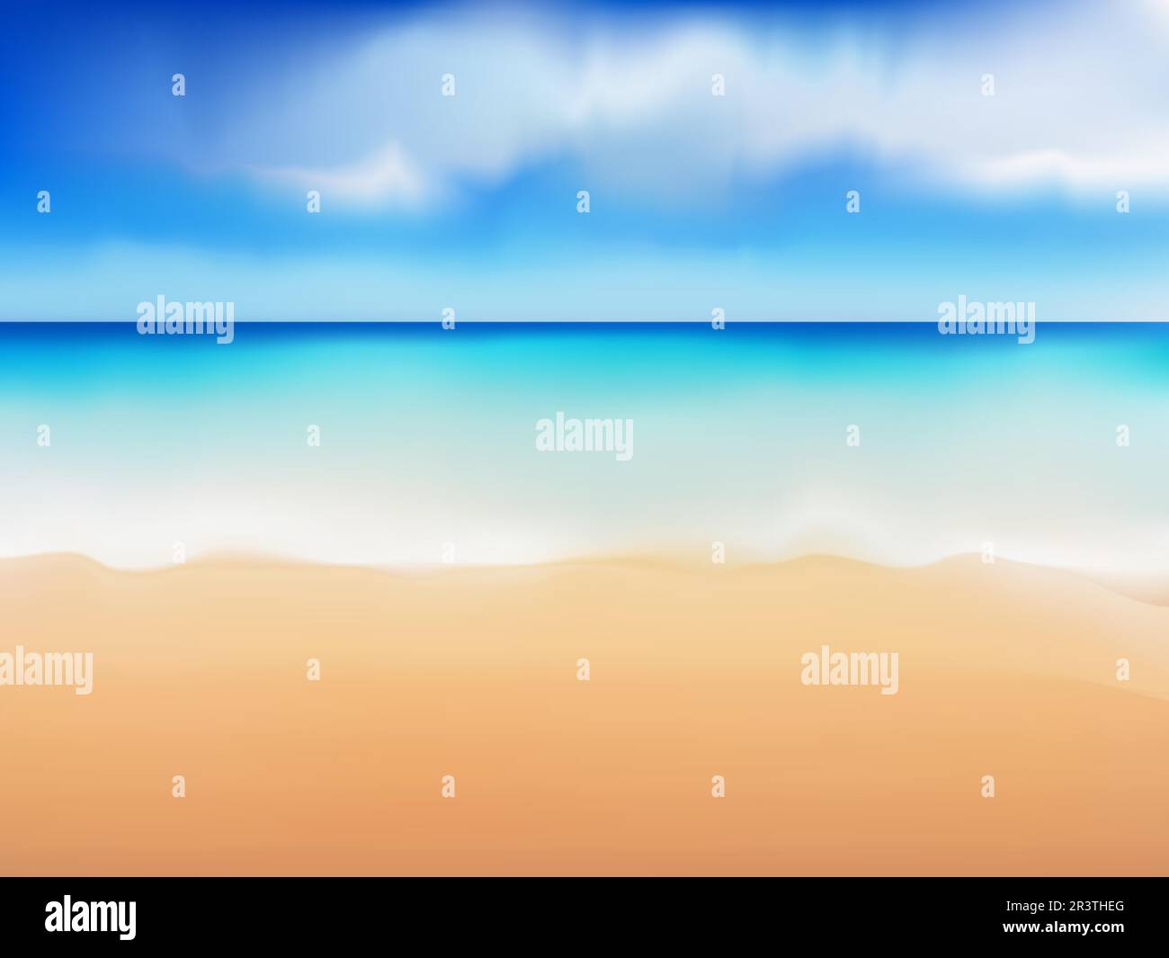 Azure sea Stock Vector Images - Alamy