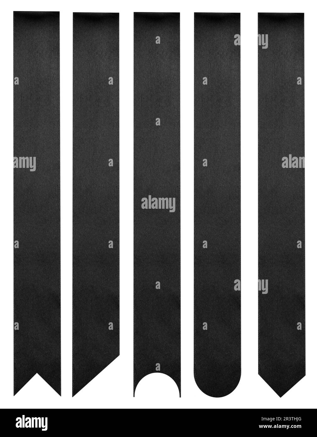 Black ribbons hi-res stock photography and images - Alamy