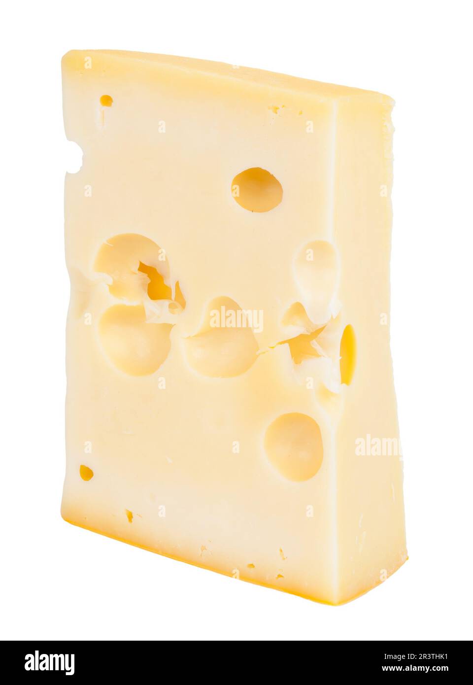 Isolated cheese chunk Stock Photo - Alamy