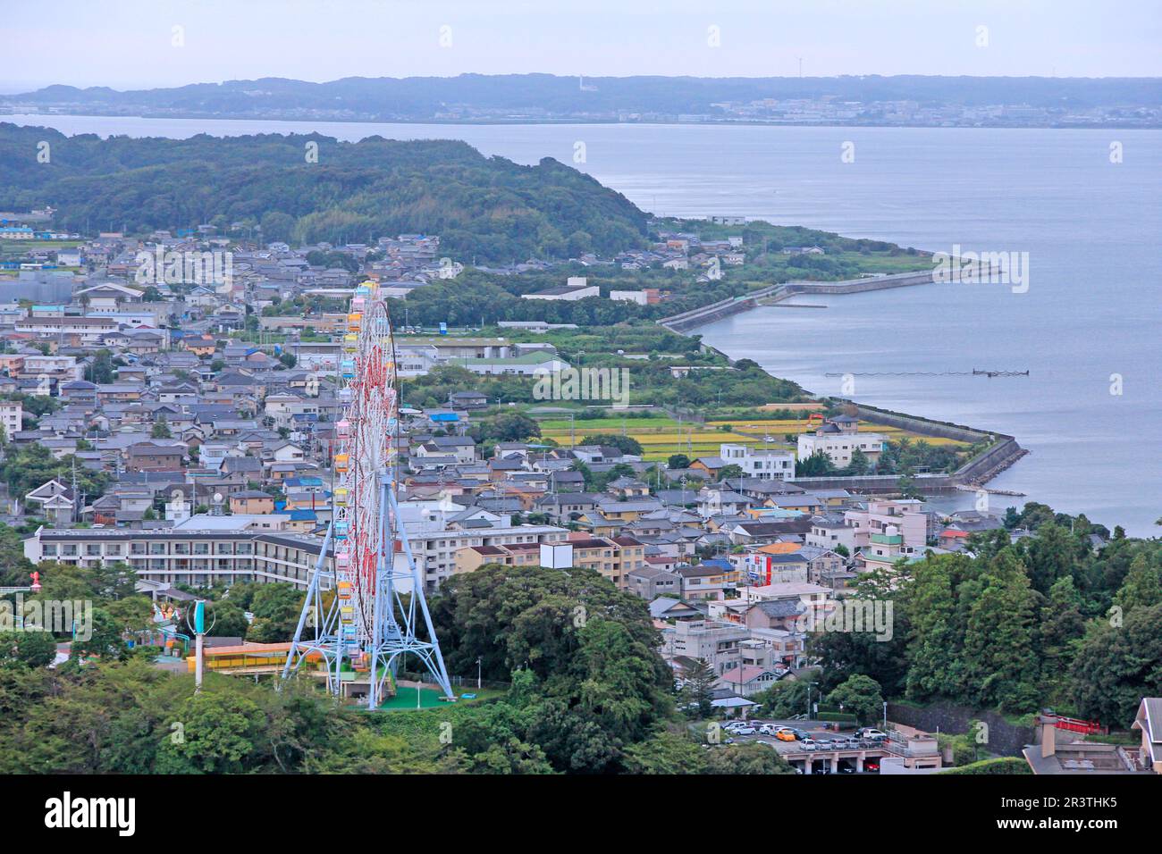 Cityscape of Nishi Ward in Hamamatsu town, Shizuoka prefecture, Chubu ...