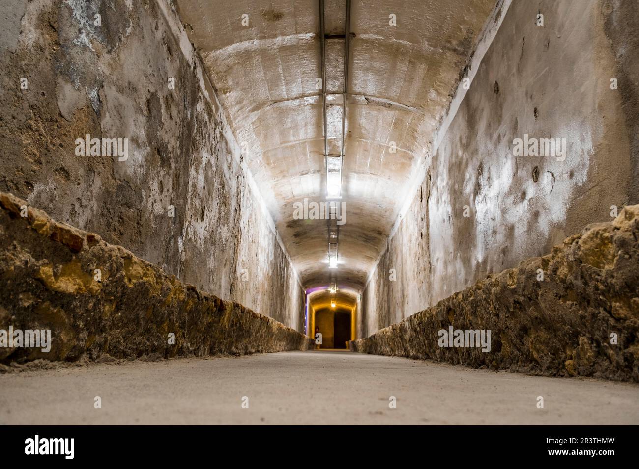 Almeria, Spain, December 29, 2022: Civil War shelters, tunnels used ...