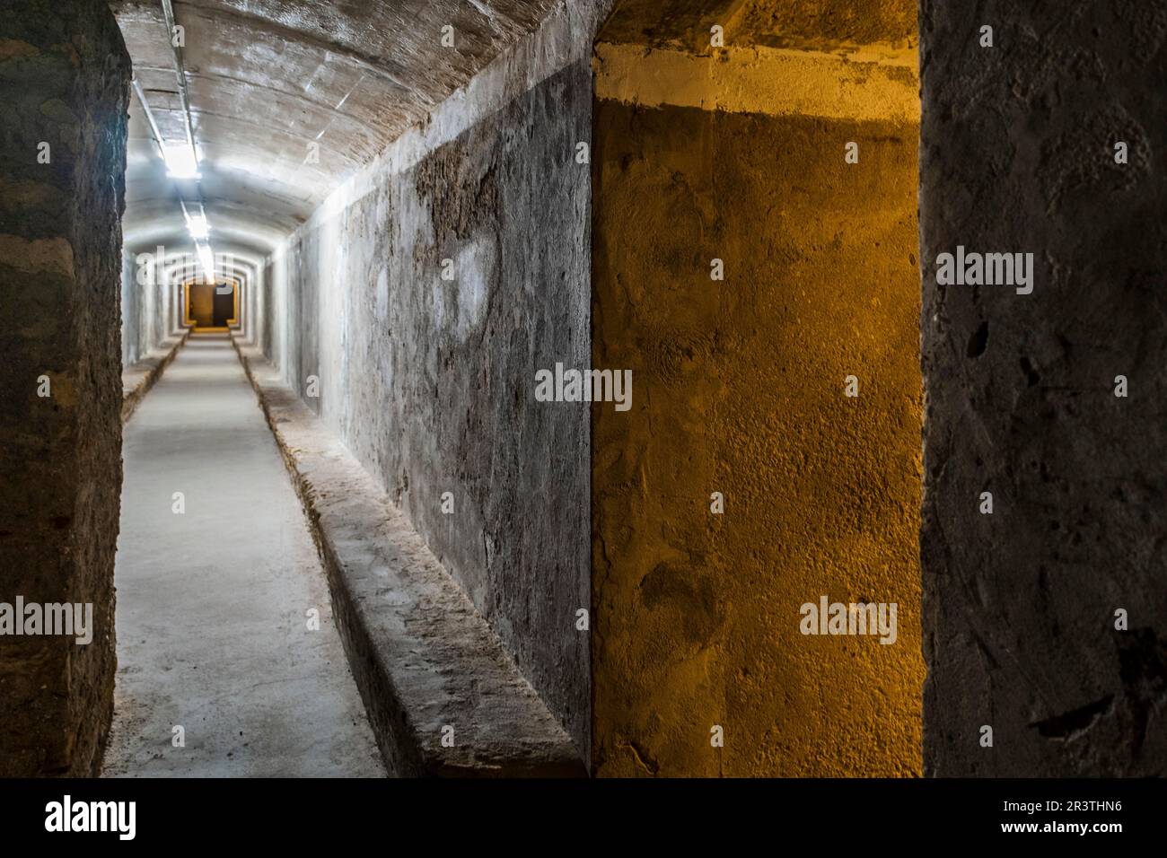 Almeria, Spain, December 29, 2022: Civil War shelters, tunnels used ...