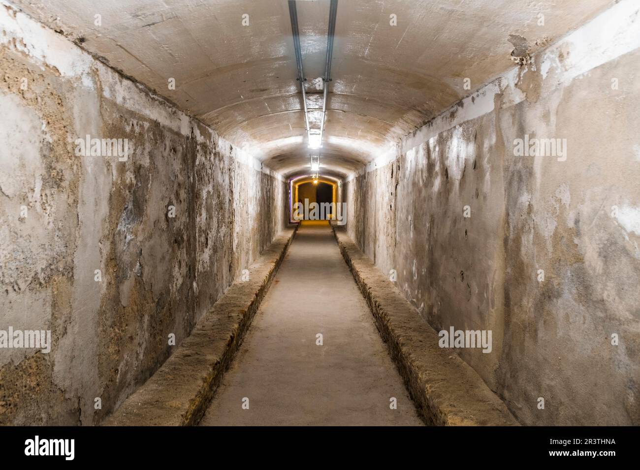 Almeria, Spain, December 29, 2022: Civil War shelters, tunnels used ...
