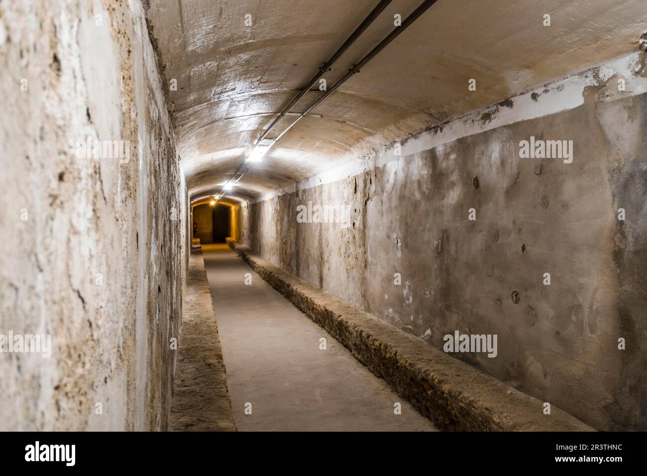 Almeria, Spain, December 29, 2022: Civil War shelters, tunnels used ...