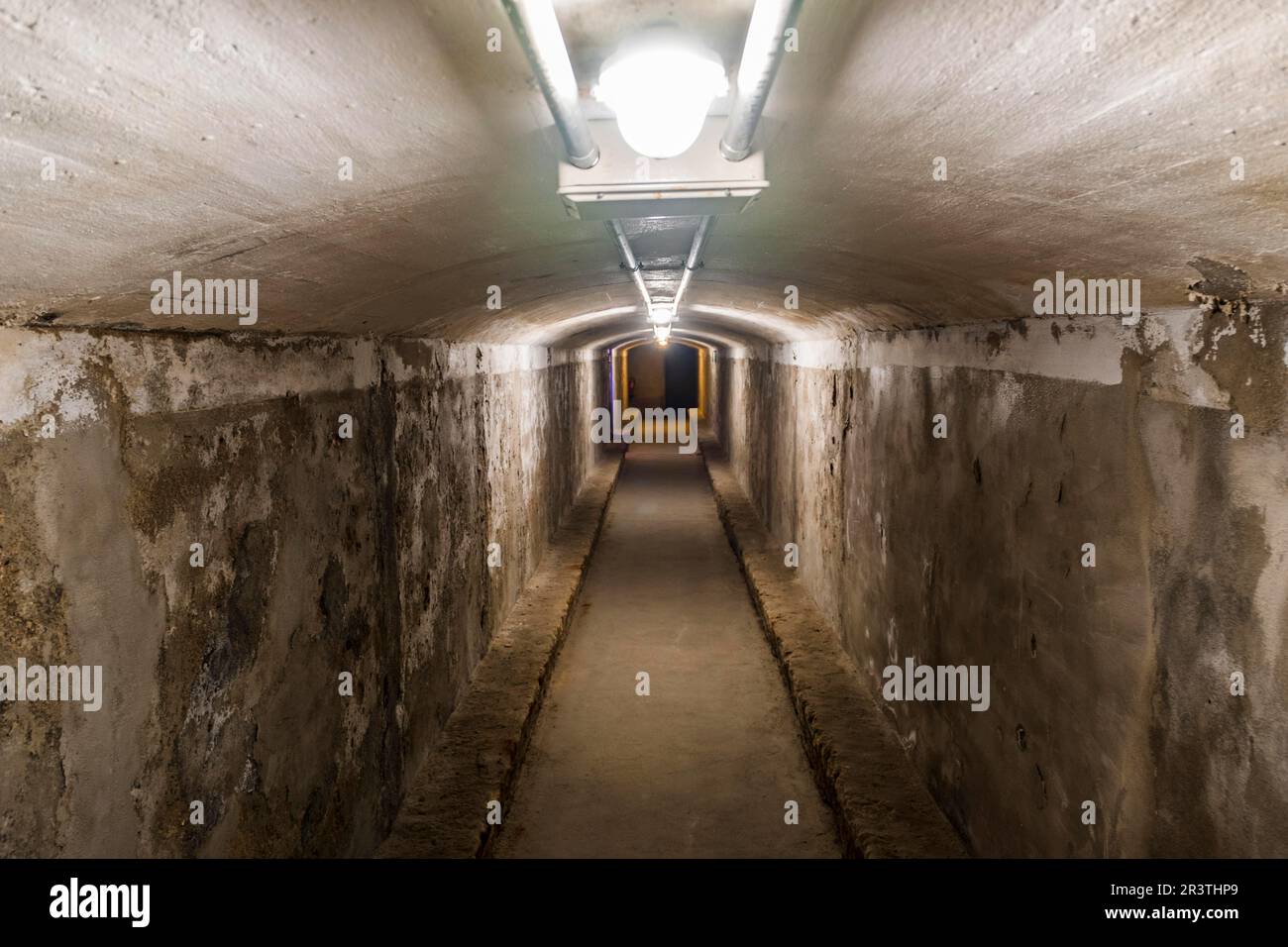 Almeria, Spain, December 29, 2022: Civil War shelters, tunnels used ...