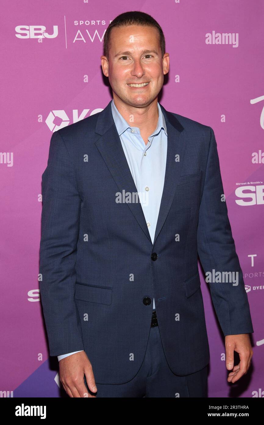 New York, USA. 24th May, 2023. President and COO of the Golden State Warriors, Brandon Schneider ...