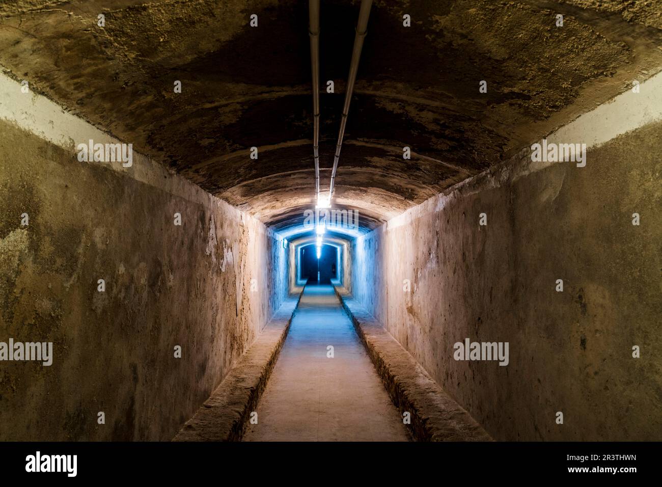 Almeria, Spain, December 29, 2022: Civil War shelters, tunnels used ...