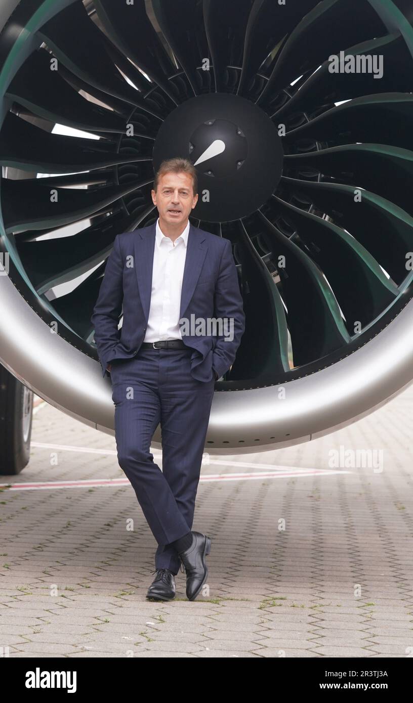 Hamburg, Germany. 24th May, 2023. Guillaume Faury, Chairman of the ...