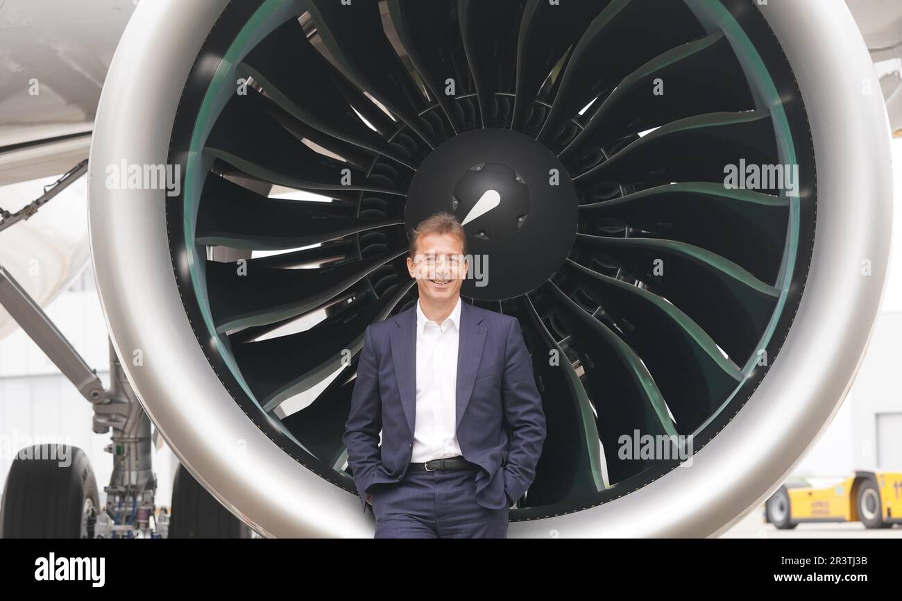 Hamburg, Germany. 24th May, 2023. Guillaume Faury, Chairman of the ...