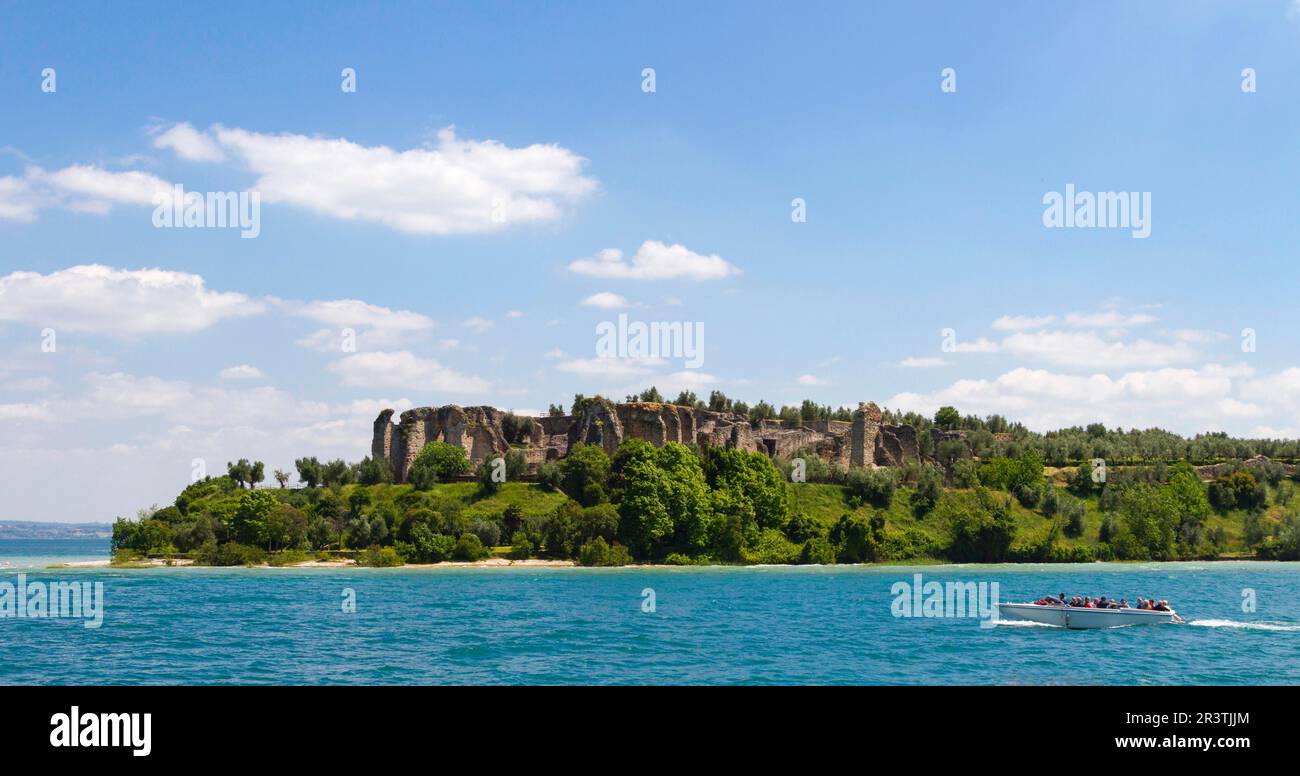 Caves of Catullus in Sirmione Stock Photo - Alamy