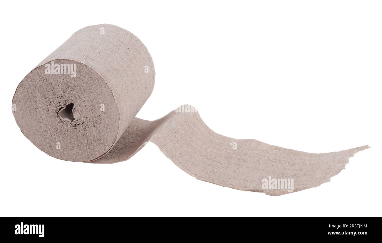Single roll of toilet paper Stock Photo - Alamy
