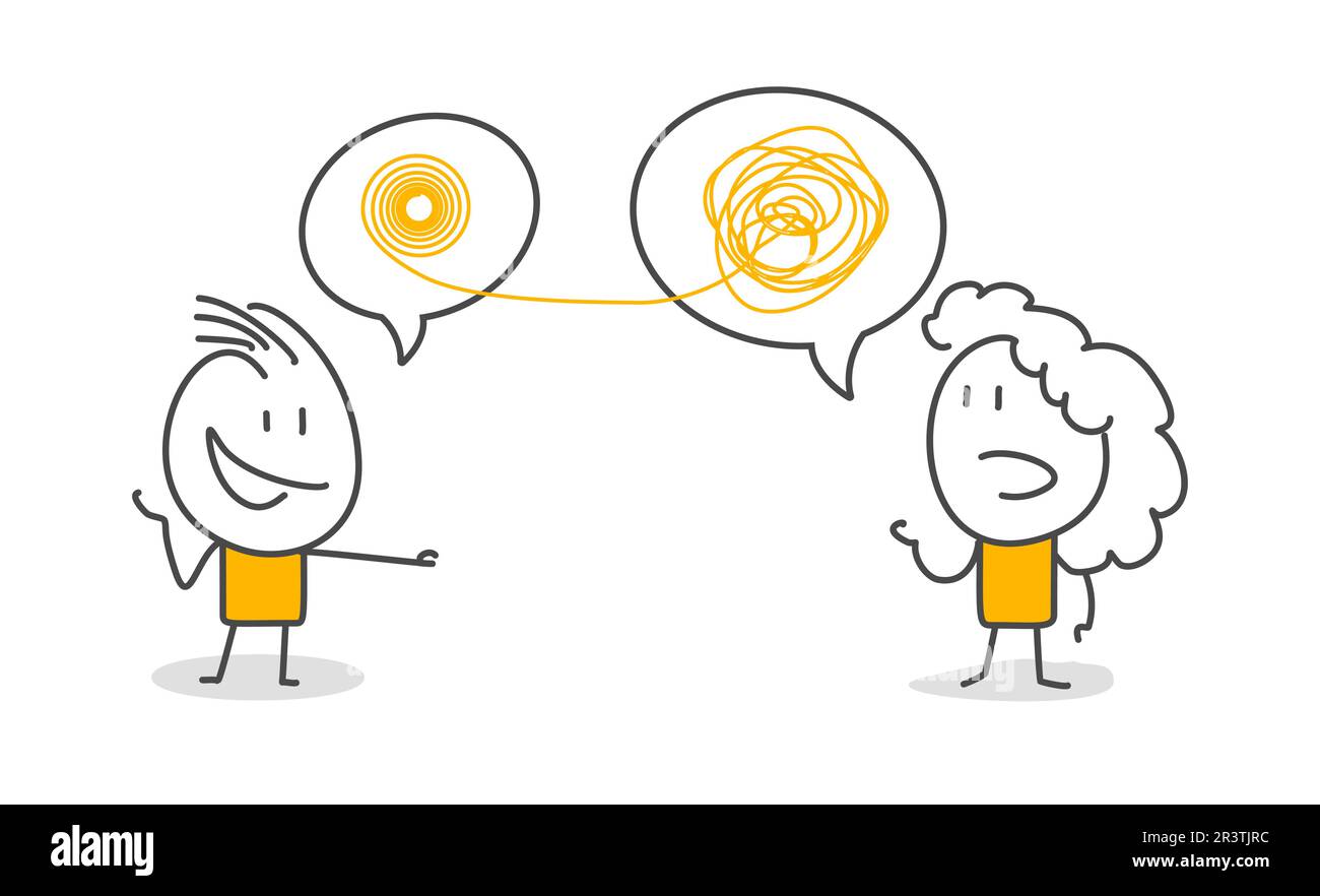 Stick figures. Education. Isolated on white background. Hand drawn ...