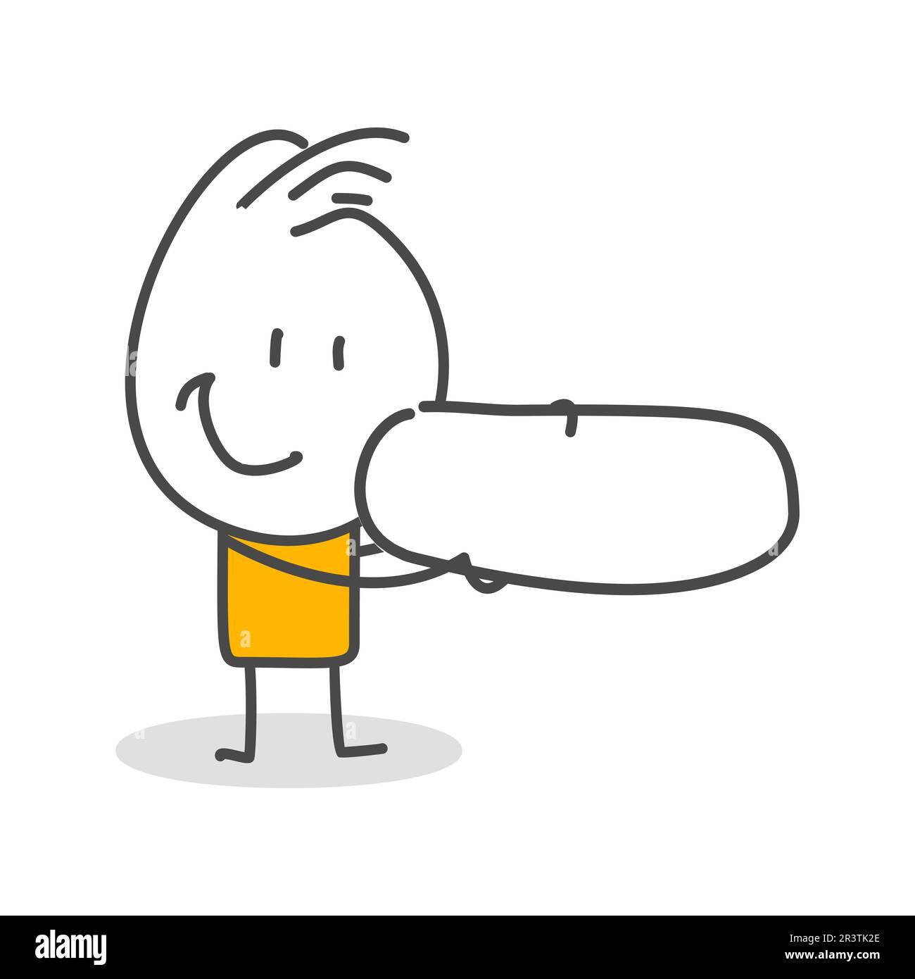 Stick figures. Numbers. Isolated on white background. Hand drawn Doodle ...