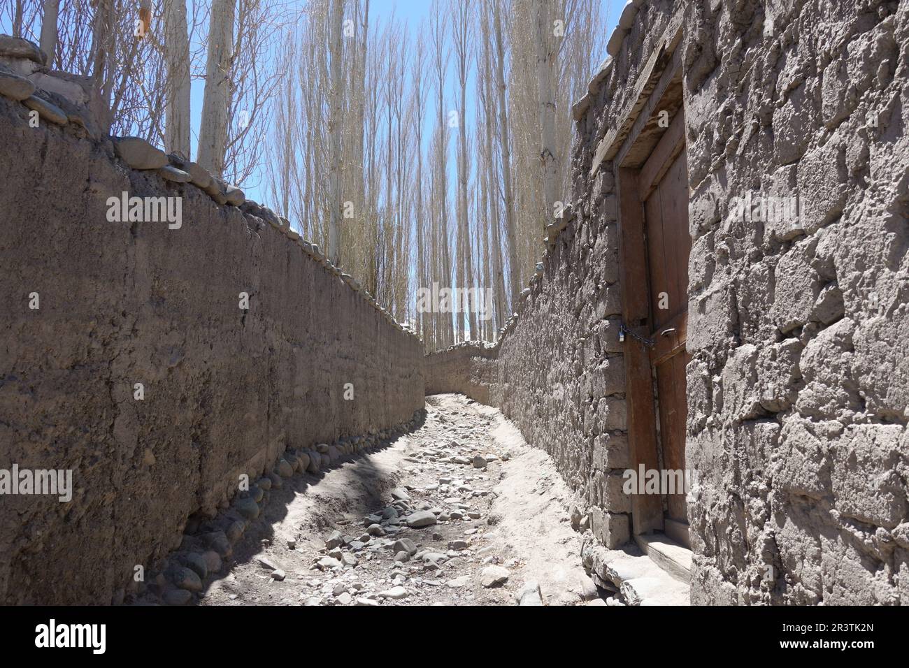 A Stone Alley in Stok Village, Ladakh Stock Photo - Alamy