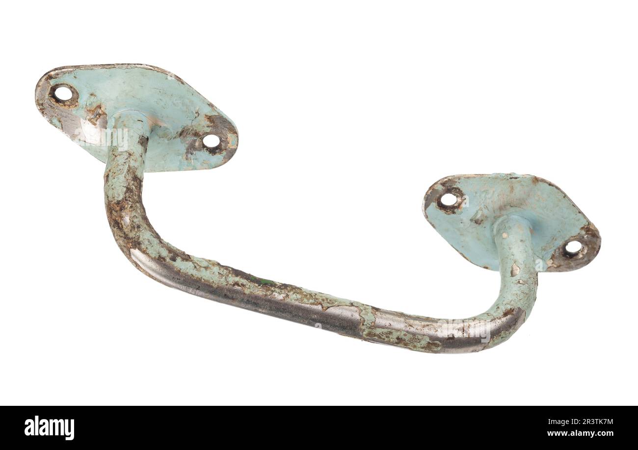 Old door handle Stock Photo - Alamy