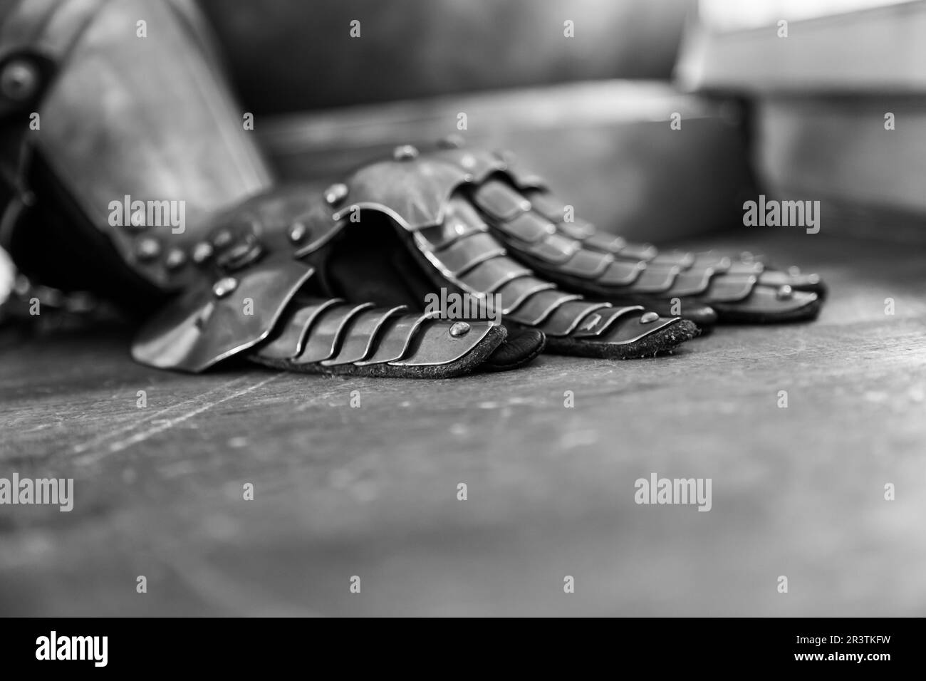 Tuscany, Italy. Detail of an original Medieval armour Stock Photo - Alamy